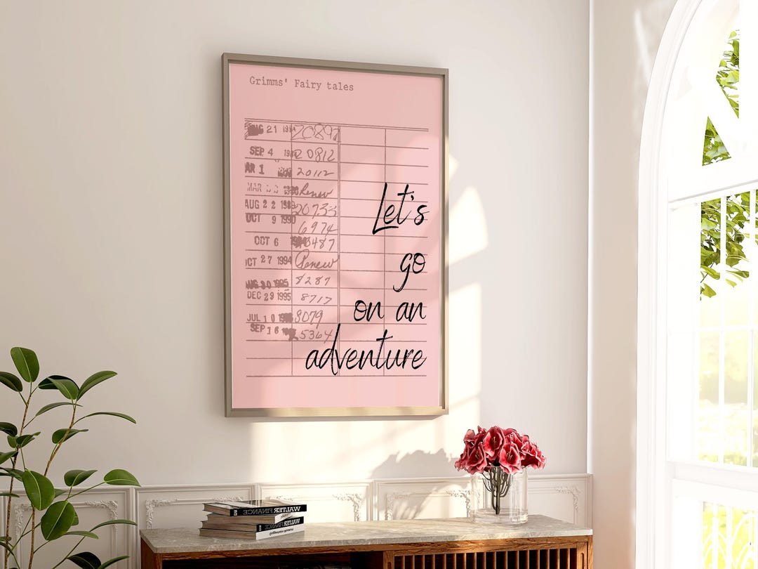 Children's Book Poster,kids Library Print,reading Kids Art Downloadable ...