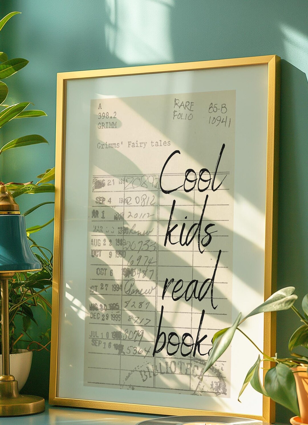 Cool Kids Read Books,kids Reading Book,playroom Wall Decor,classroom ...
