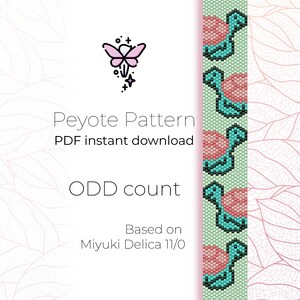Happy Turtles | Peyote Pattern | Odd Count | Peyote Bracelet Pattern ...