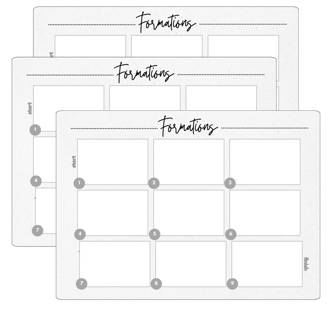 Dance Teacher Formations Worksheet - Etsy