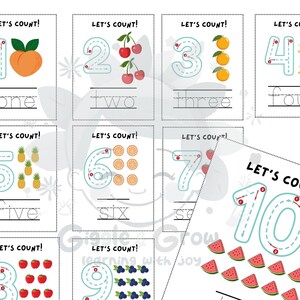 Printable 1-10 My Numbers Tracing Page - Etsy