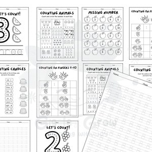 Printable 1-10 My Numbers Tracing Page - Etsy