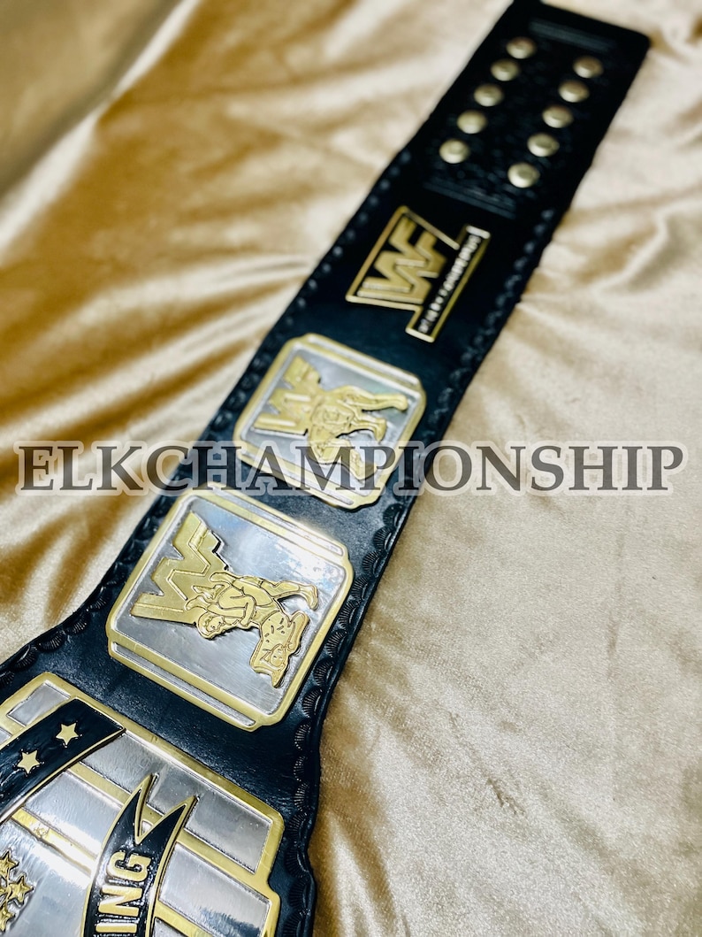 New WWF Intercontinental Heavyweight Championship Belt Handmade Hand ...