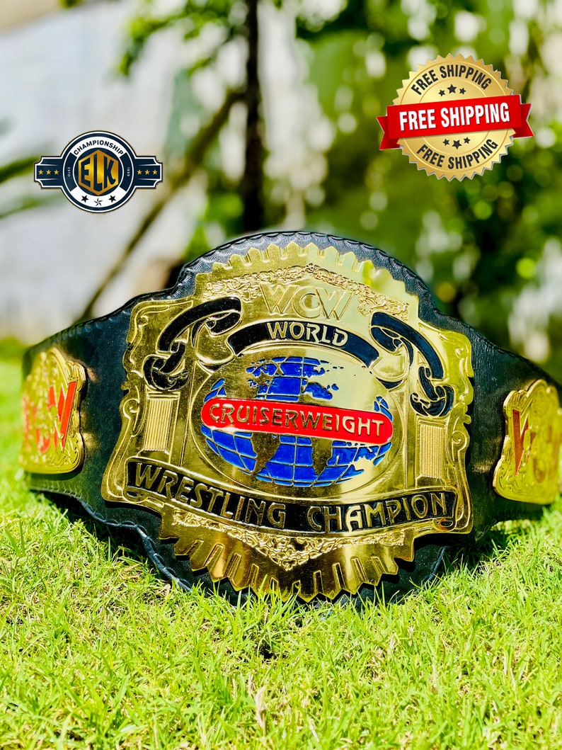 New Cruiser Heavyweight Wrestling Belt Handmade Hand Tooled Leather ...