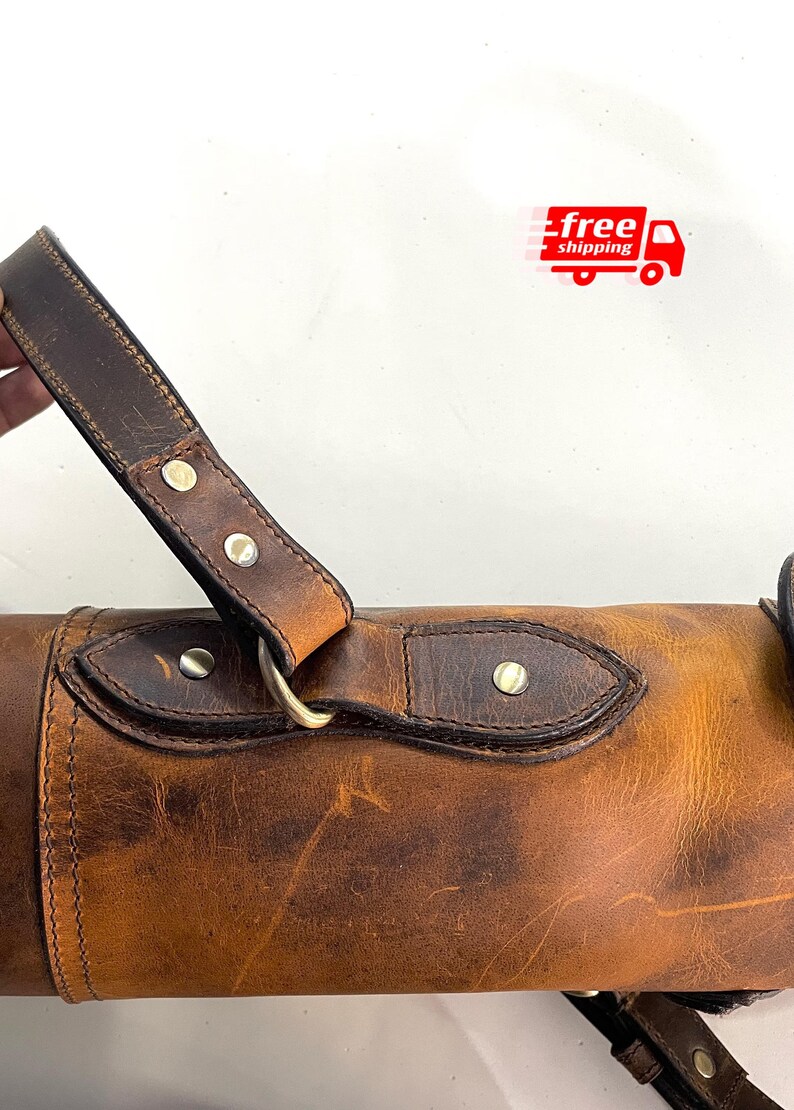Handmade Leather Shotgun Case Gun Cover 100% Genuine Leather Sling Bag ...