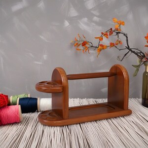 Wooden Spool Holder, Knitting and Sewing Tools, Sewing, Quilting ...
