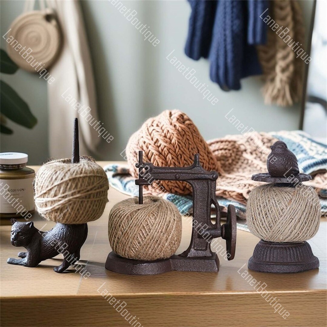 Iron Yarn Ball Holder, Knitting Yarn Feeder, Crochet Yarn Feeder ...