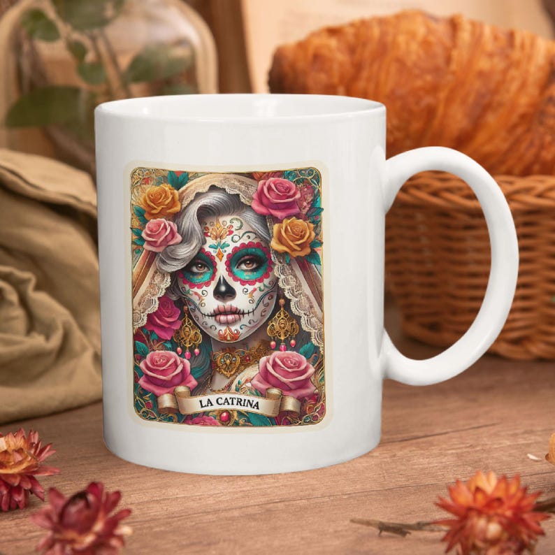La Catrina Tarot Card PNG, Día De Los Muertos Art (digital Download) - Etsy