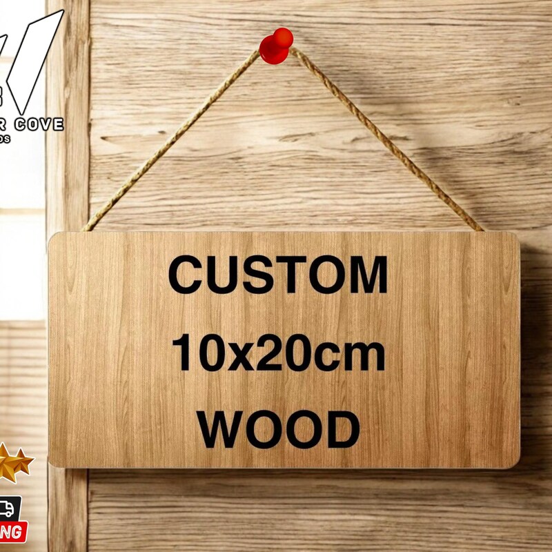 Hanging Wood Sign - Etsy