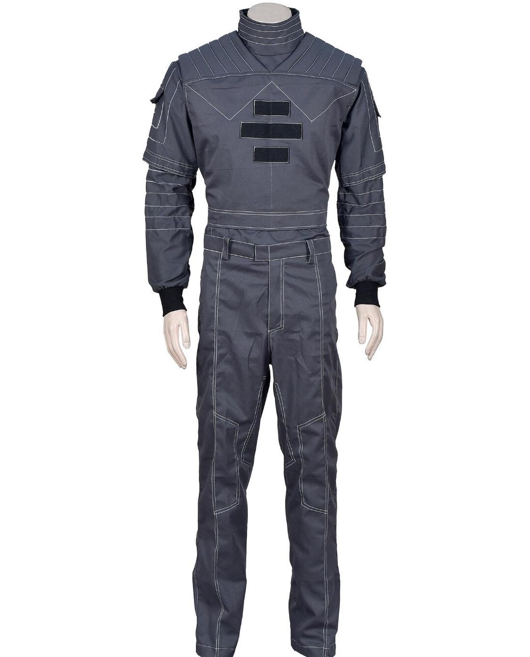 Mandalorian Star Wars Grey Flight Suit Cosplay Costume | Book of Boba ...