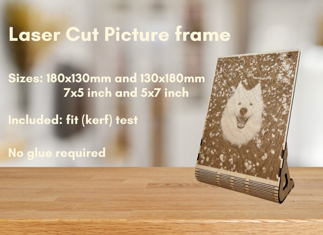 Laser Cut Wooden Curved Picture Frame Template - Digital Download - Etsy