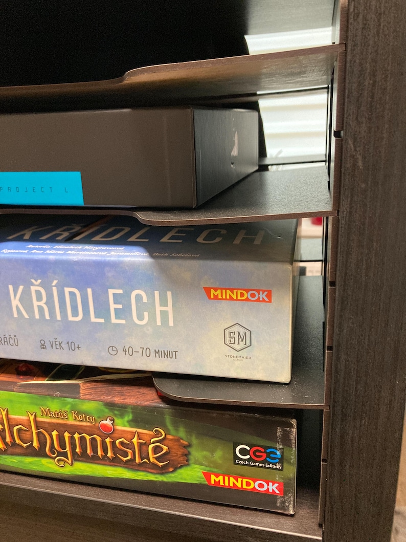 Kallax Board Game Shelf Insert: Laser Cut SVG File (digital Download ...