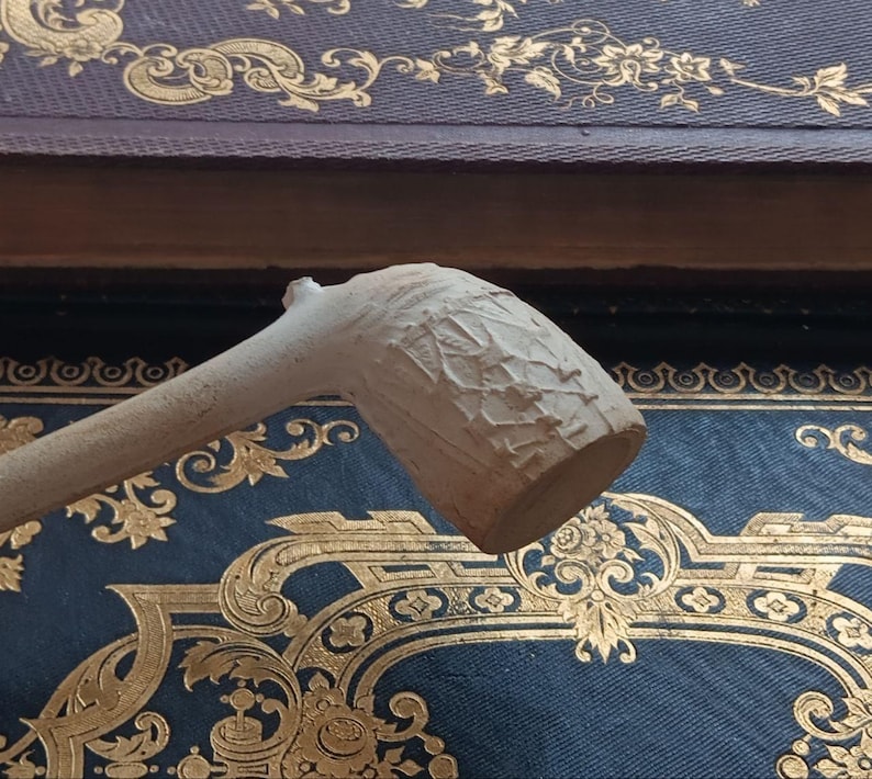 Antique Tobacco Pipe Sailor's, French Vintage Ceramic Smoking Pipe ...