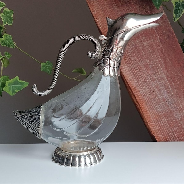 Antique Decanter Bird - Etsy