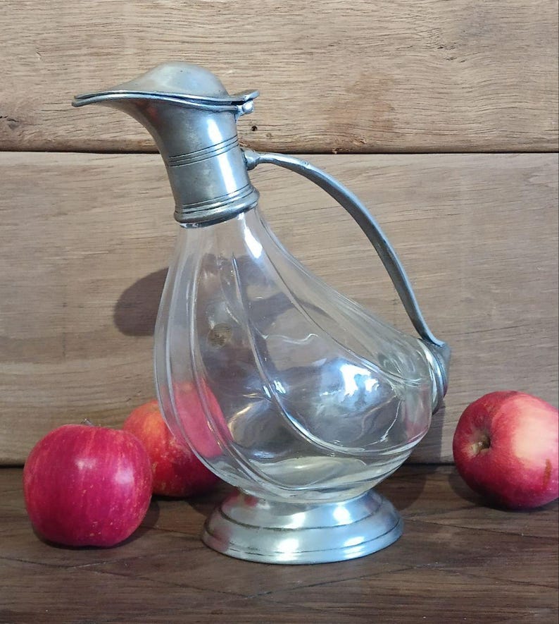 Antique Duck Decanter, Italian Duck Wine Decanter Mid Century, Vintage ...