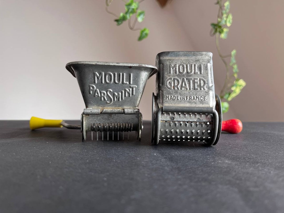 Vintage Grater MOULI GRATER and Spice Chopper Mouli PARSMINT, Vintage ...