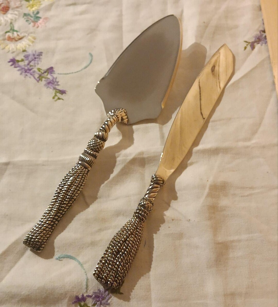 Vintage Silver-plated Cake Spatula & Knife by Silea – Mid-century ...
