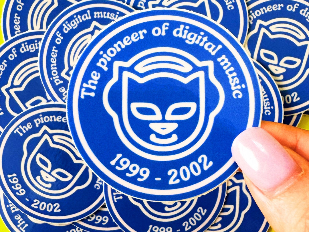 Napster Digital Music Vinyl Y2K Sticker for Gen X, Millennials ...