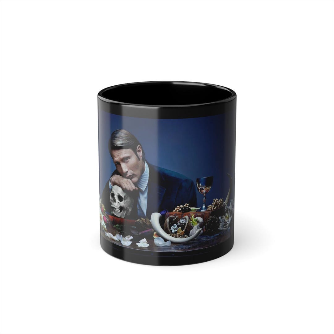 Hannibal Lecter Mug: Mads Mikkelsen, Cannibal Chef - 11oz Black Coffee ...
