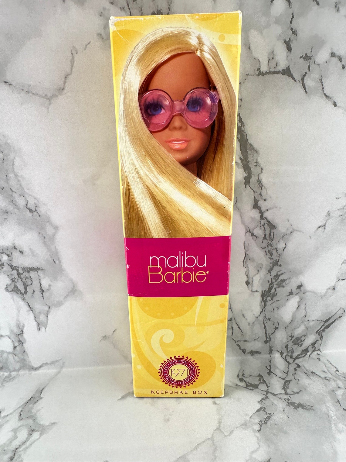 Vintage Mattel Malibu Barbie 1971 Reproduction Collectible Keepsake ...