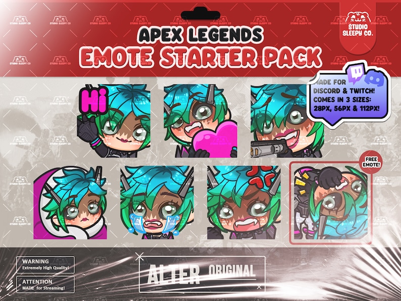 APEX LEGENDS Alter Instant Download Digital Emote Sticker Bundle for ...