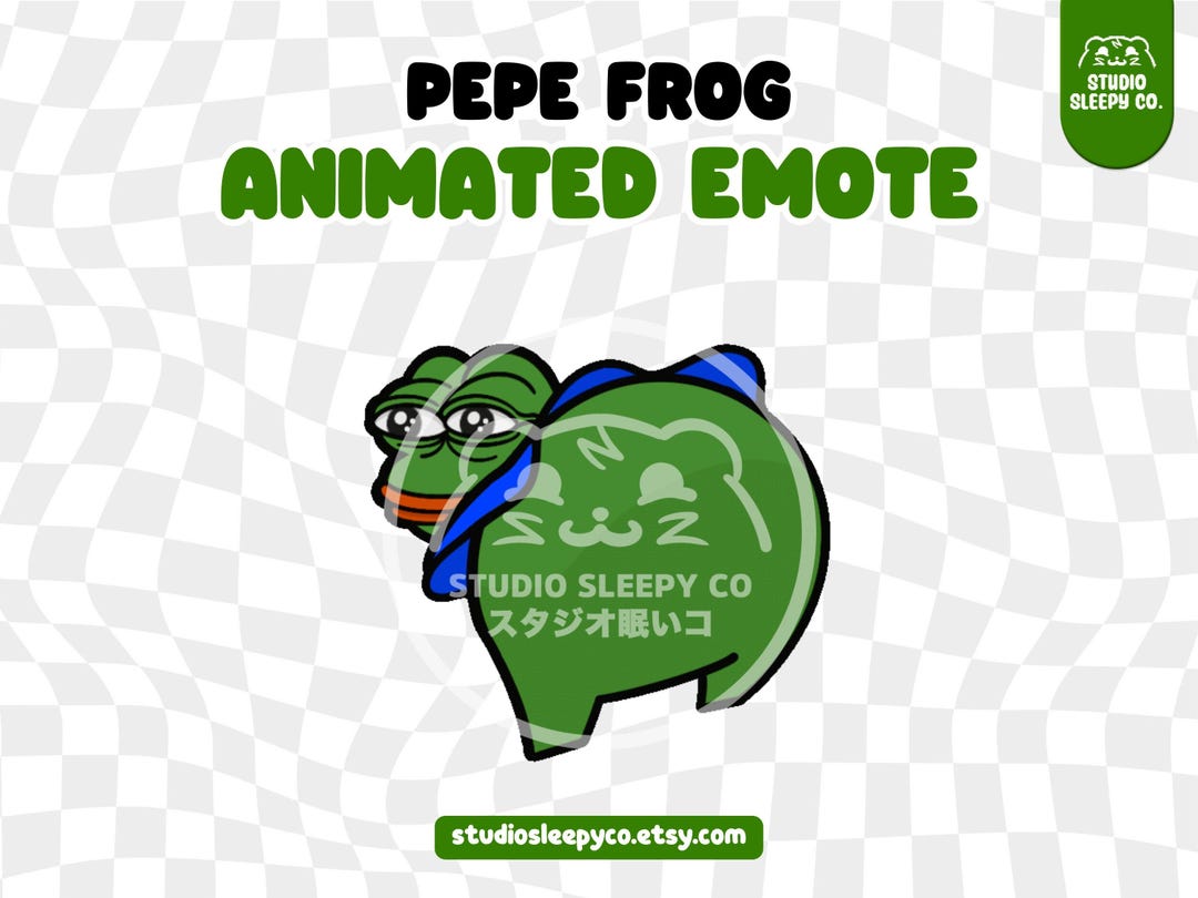 Pepe Frog Twerking Animated Emote: Twitch, Discord, Youtube (P2U ...