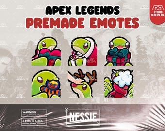 Nessie Glomp Apex Legends Animated Emotes for Discord Twitch Streamers ...