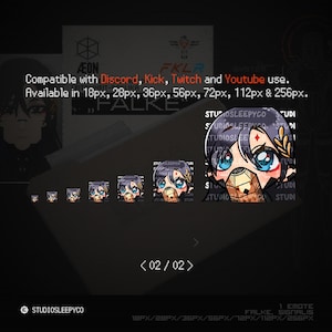 SIGNALIS Falke Chibi Owl Emote: Twitch, Youtube, Discord, Kick (digital ...