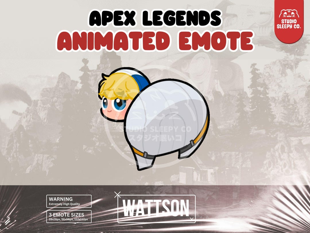 Wattson Twerking Animated Emote: Apex Legends Twitch, Discord, Youtube ...