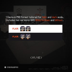 SIGNALIS Falke (FLKR) Pre-made Chibi Owl Box Emote Ready-to-use for ...