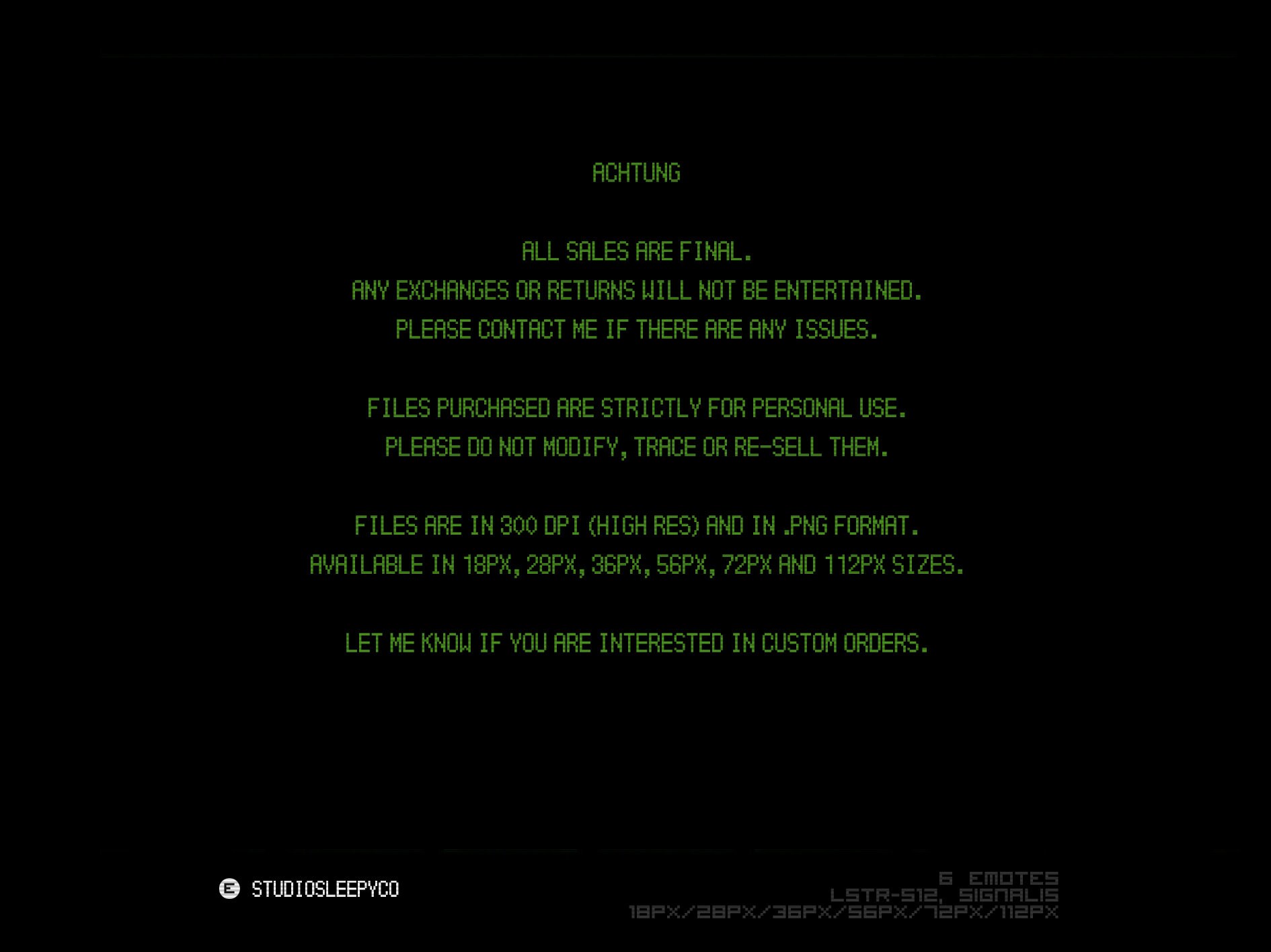 SIGNALIS Elster (LSTR-512) Pre-made Chibi Emote Bundle Ready-to-use for ...