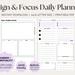 Focus & Align Daily Planner | Manifestation | Neuroscience | Gratitude ...
