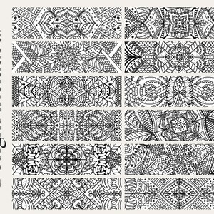 Mindful Colouring Bookmarks | Digital Download | Printable | Calming ...