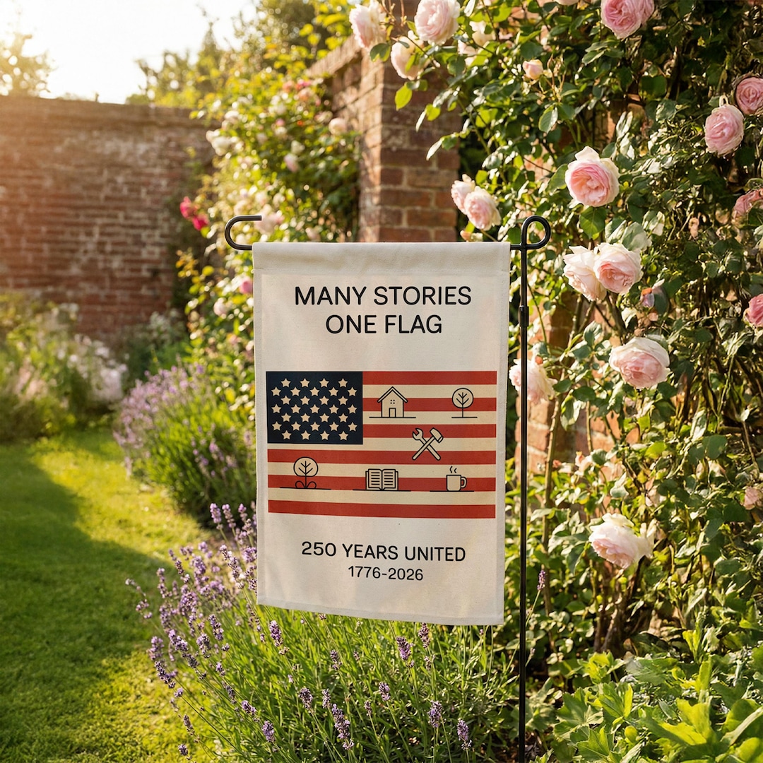Many Stories One Flag, 250th Anniversary House Flag, Unity Diversity ...