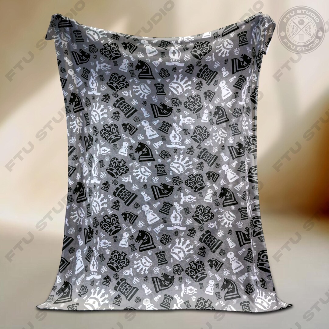 Chess Classic Blanket Board Game Blanket Funny Game Chess Game Gifts - Etsy