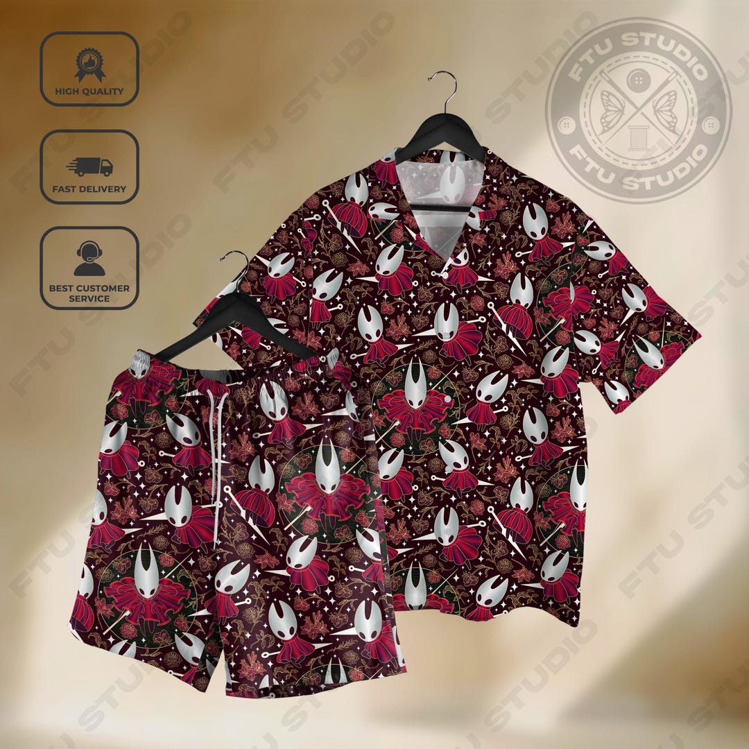 Silksong Mystic Hawaiian Shirt, Hornet Gaming Inspired Streetwear ...