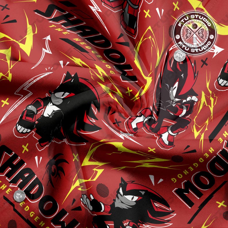 Shadow Hedgehog Japanese Hawaiian Shirt Adventure Fantasy Video Game ...