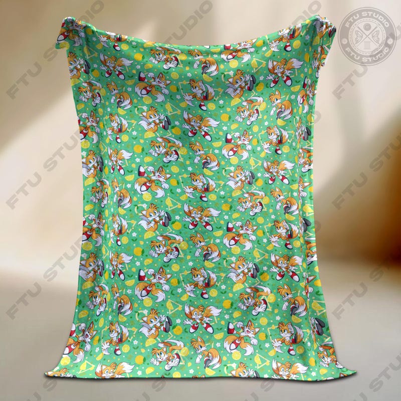 Tails Sonic Bedding - Etsy