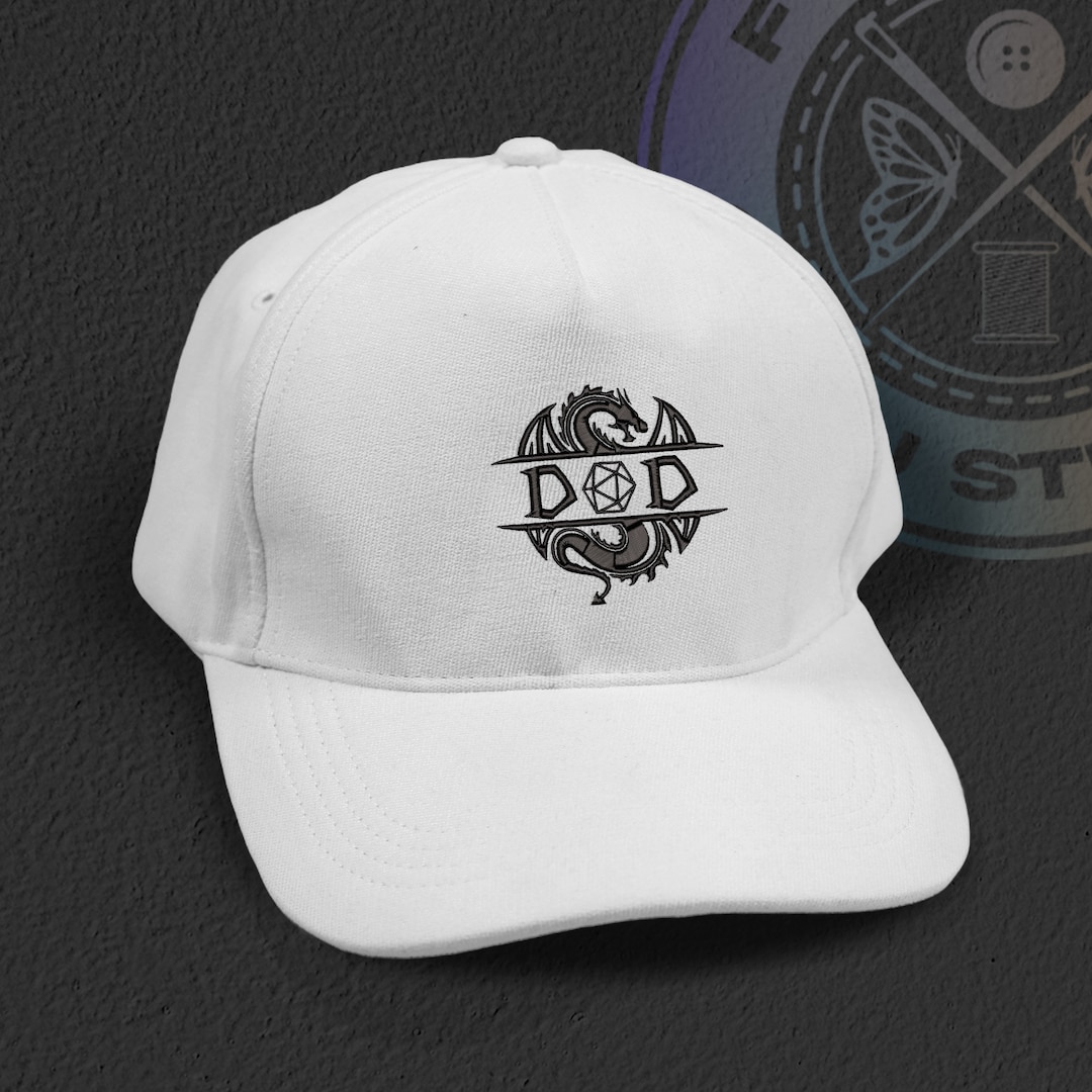 Dice Dragons Logo Embroidered Cap Dragons Personalized Cap Game Master ...