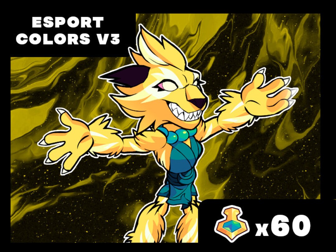 60x Esports V3 Esquema de colores / Códigos digitales Brawlhalla - Etsy ...