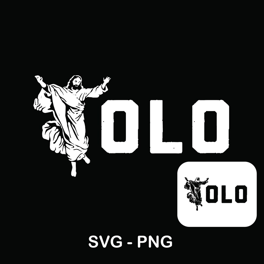 Yolo Jesus BRB Funny Jesus Svg for Christian Yolo Brb J/k Jesus Texting ...