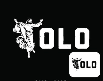 Yolo Jesus BRB Funny Jesus Svg for Christian Yolo Brb J/k Jesus, Yolo ...