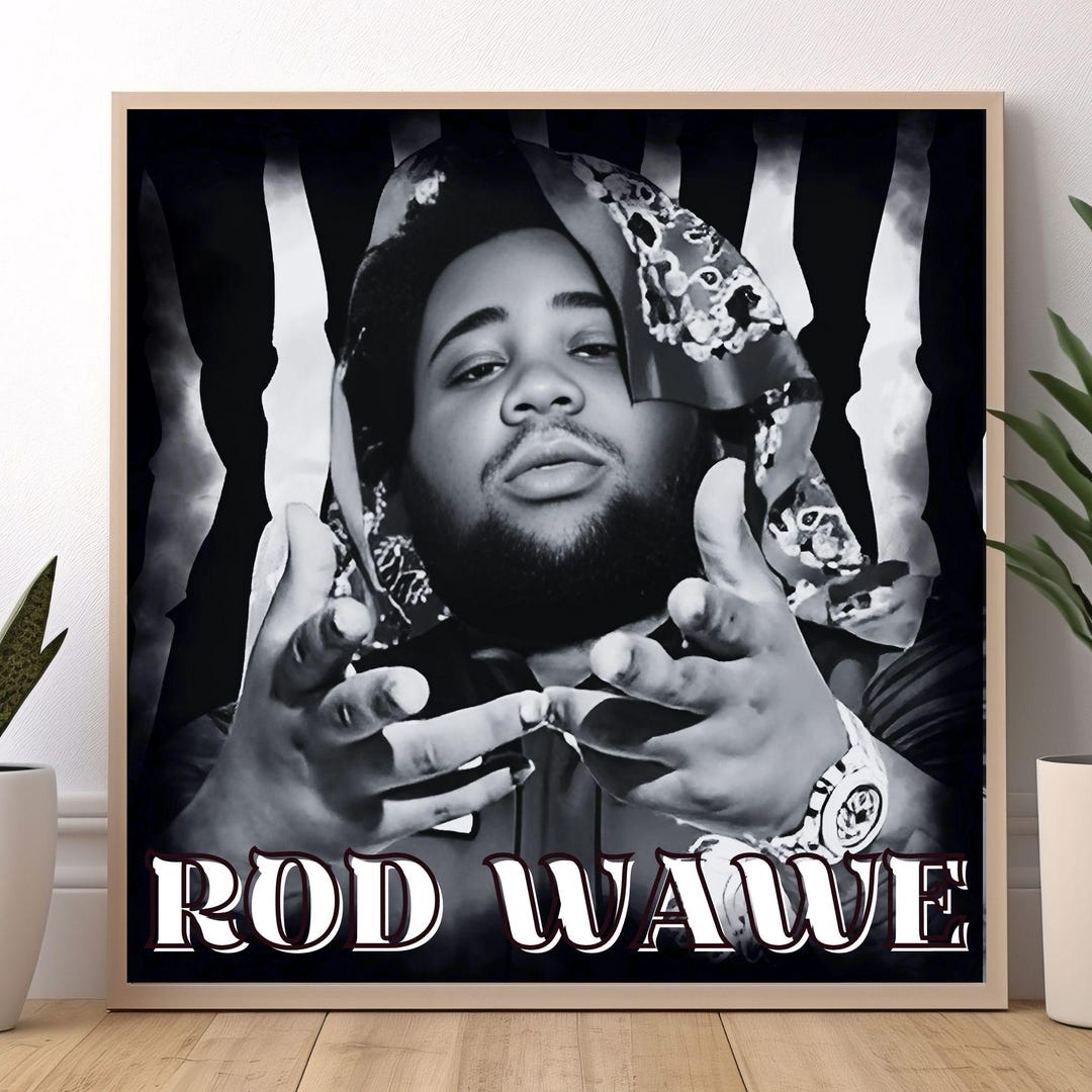 Rod Wave Nostalgia Png File, 90s Rap Music, Rapper Rod Wave Tour Design ...