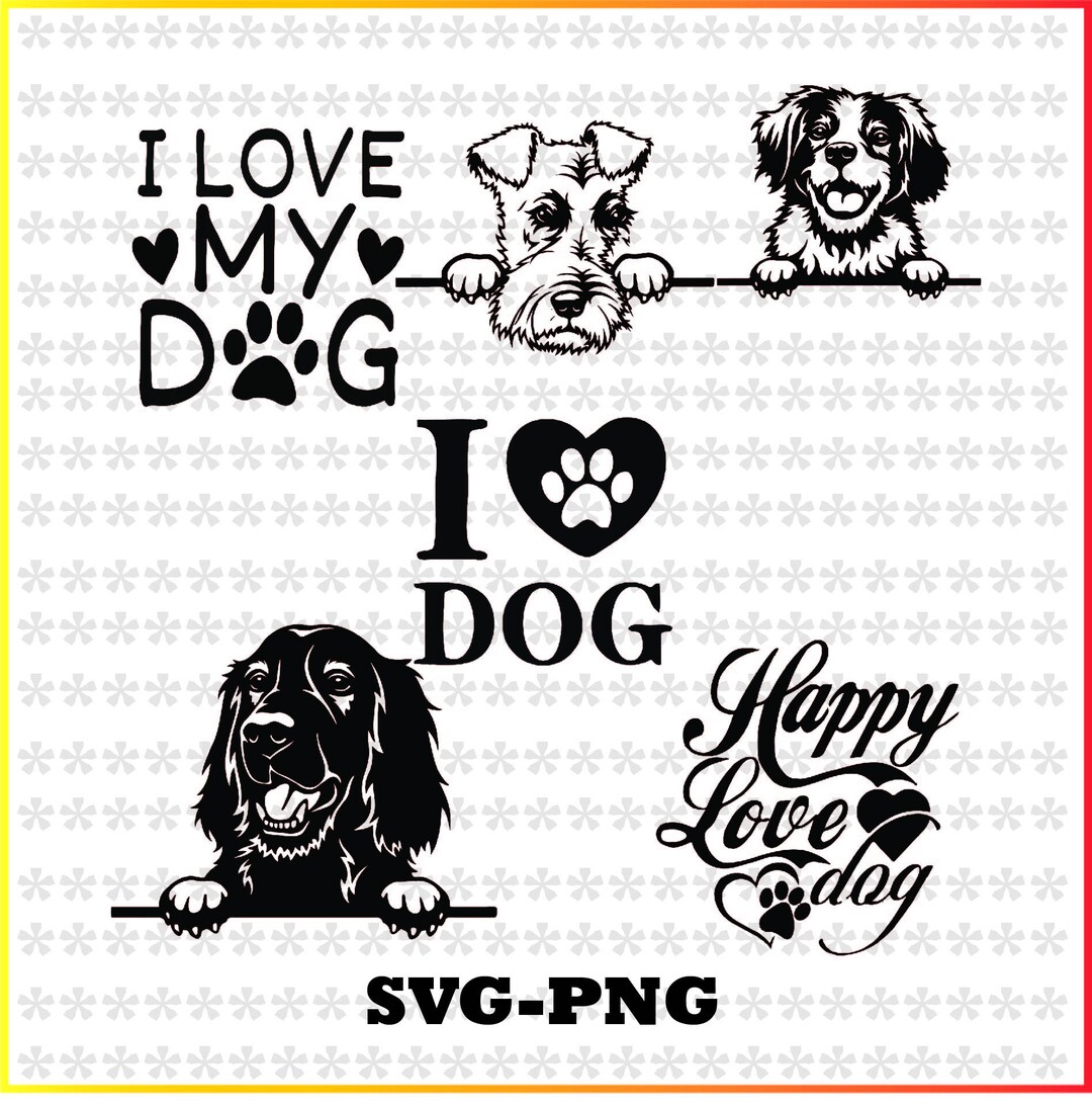 Dog Peeking Svg Png VECTOR PNG SVG - Etsy