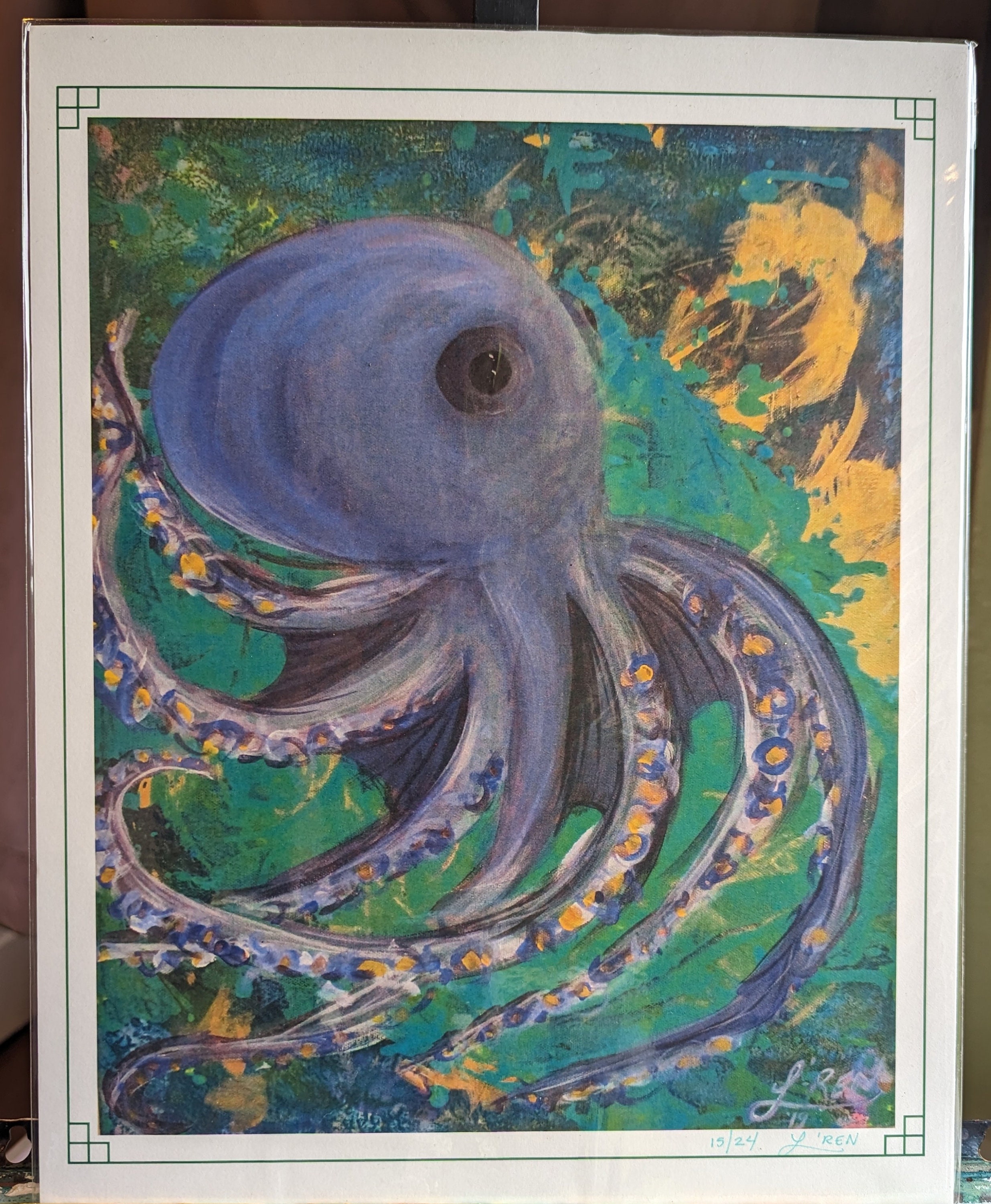 Free Spirit Septipus (print) - Etsy