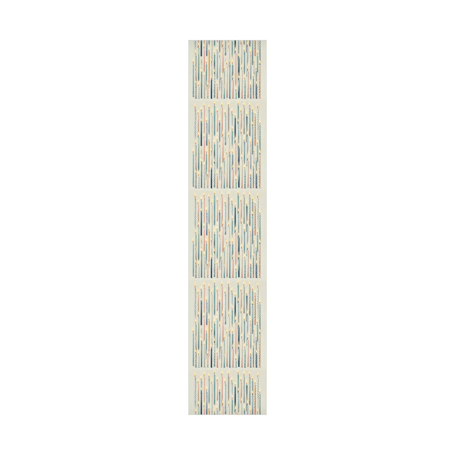 Birthday Candle Wrapping Paper - Christmas & Birthday Gift Wrap ...