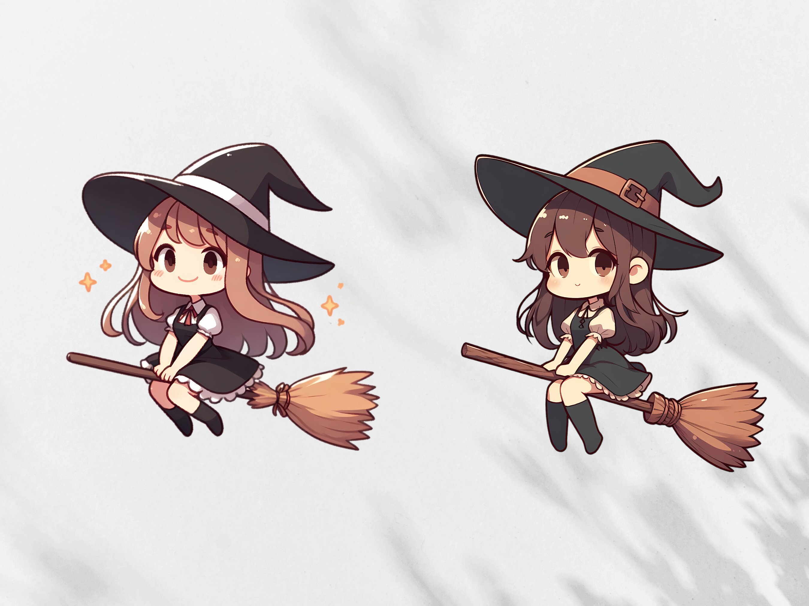 10 Little Witch Clipart Cute Witch Clipart Cute Fantasy Clipart Cartoon ...