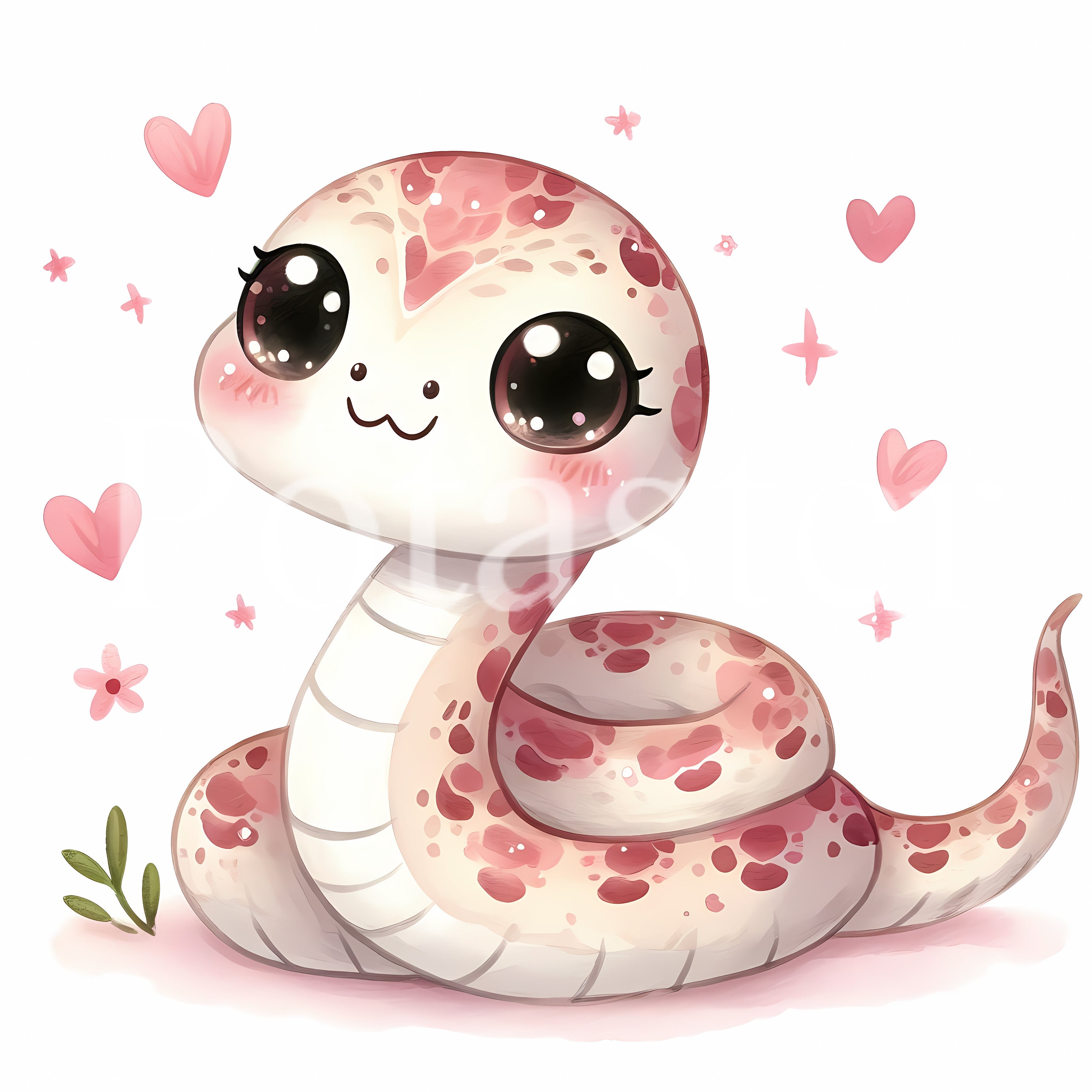 9 Cute Snake Clipart Snake Watercolor Clipart Cute Watercolor Clipart ...