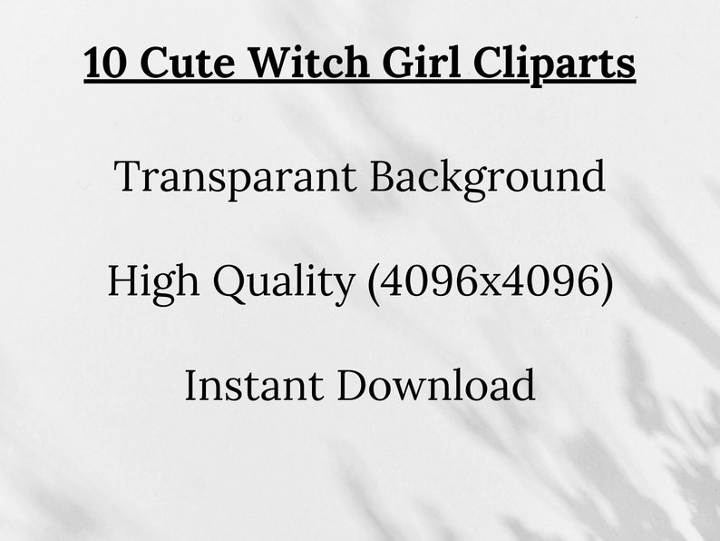 10 Little Witch Clipart Cute Witch Clipart Cute Fantasy Clipart Cartoon ...