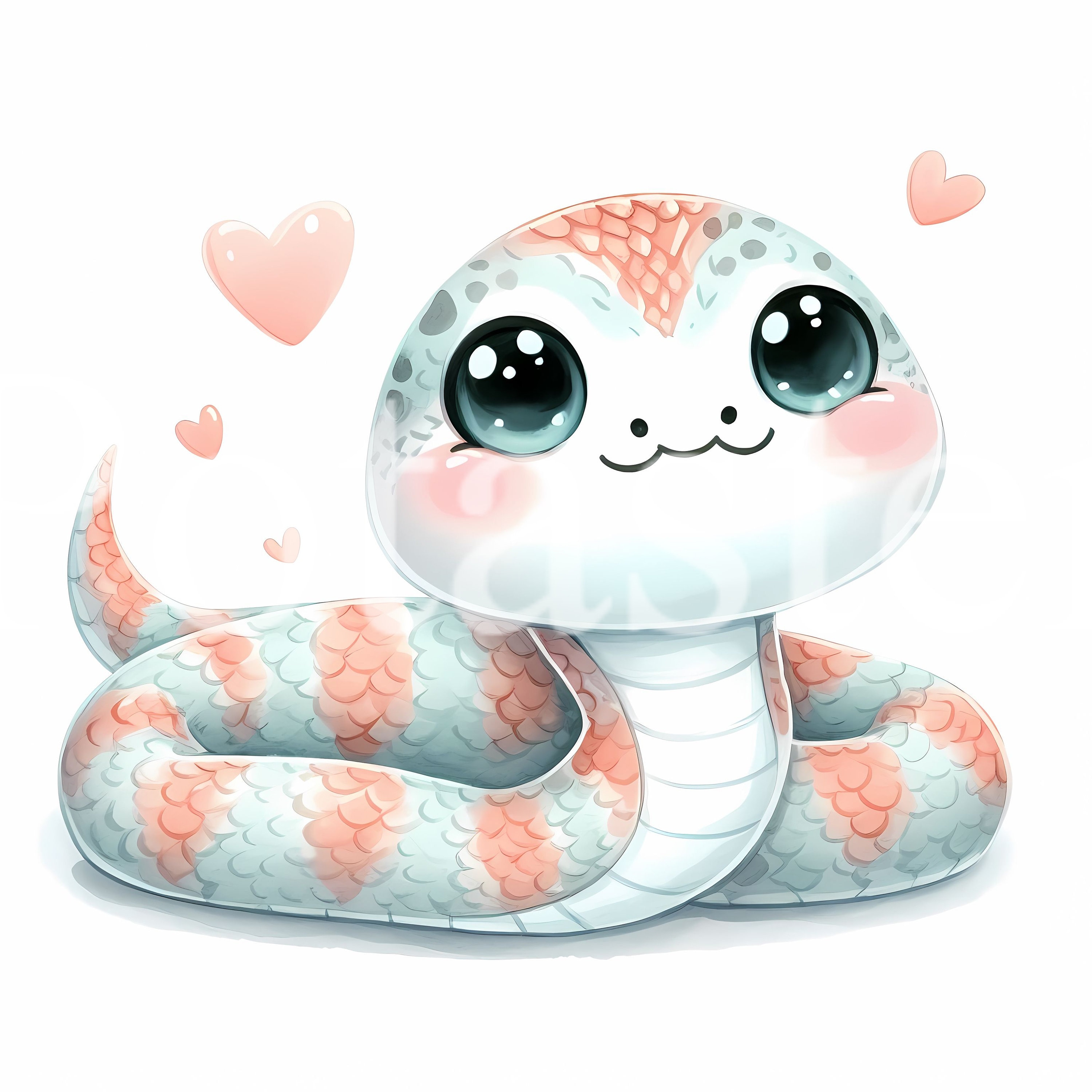 9 Cute Snake Clipart Snake Watercolor Clipart Cute Watercolor Clipart ...